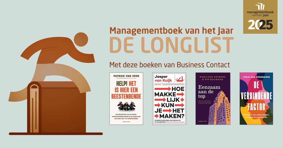 Vier Business Contact-boeken op longlist van Managementboek van het ...